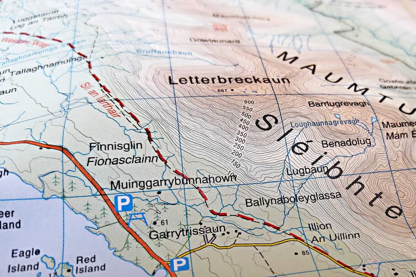 The best hiking maps for Ireland - Hillwalk Tours Self-Guided Hiking Tours